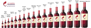 A Guide to Wine Bottle Sizes - Up North Wineries